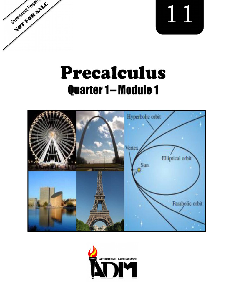 Precalculus11 Q1 Mod1 W5 Characteristics of Conics | PDF | Algebraic Geometry | Manifold