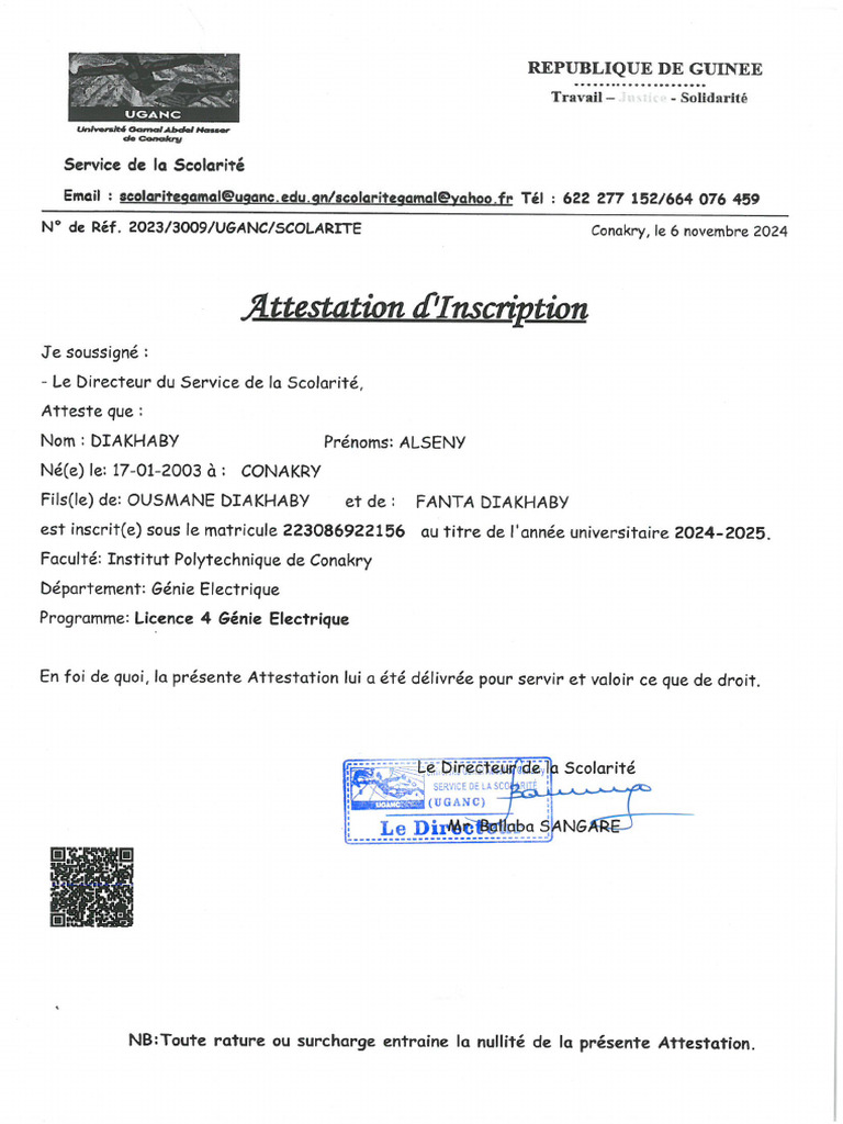 Attestation | PDF