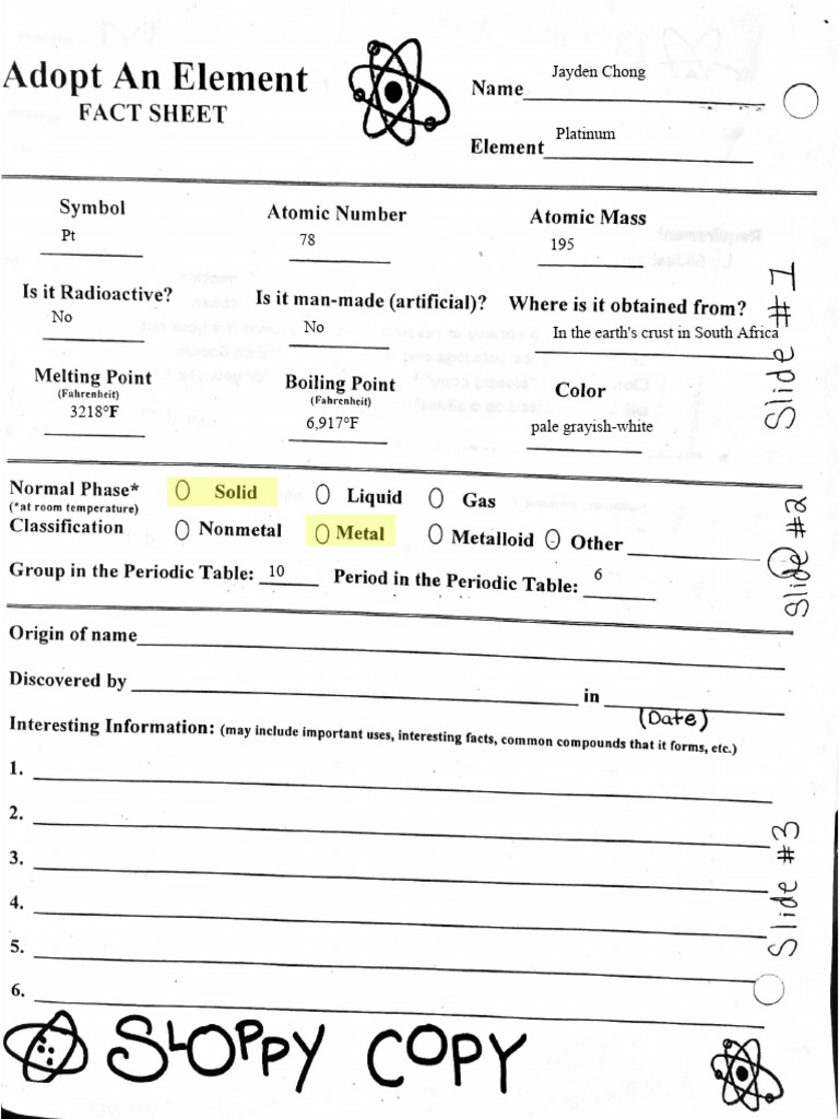 Platinum Properties and Sources | PDF