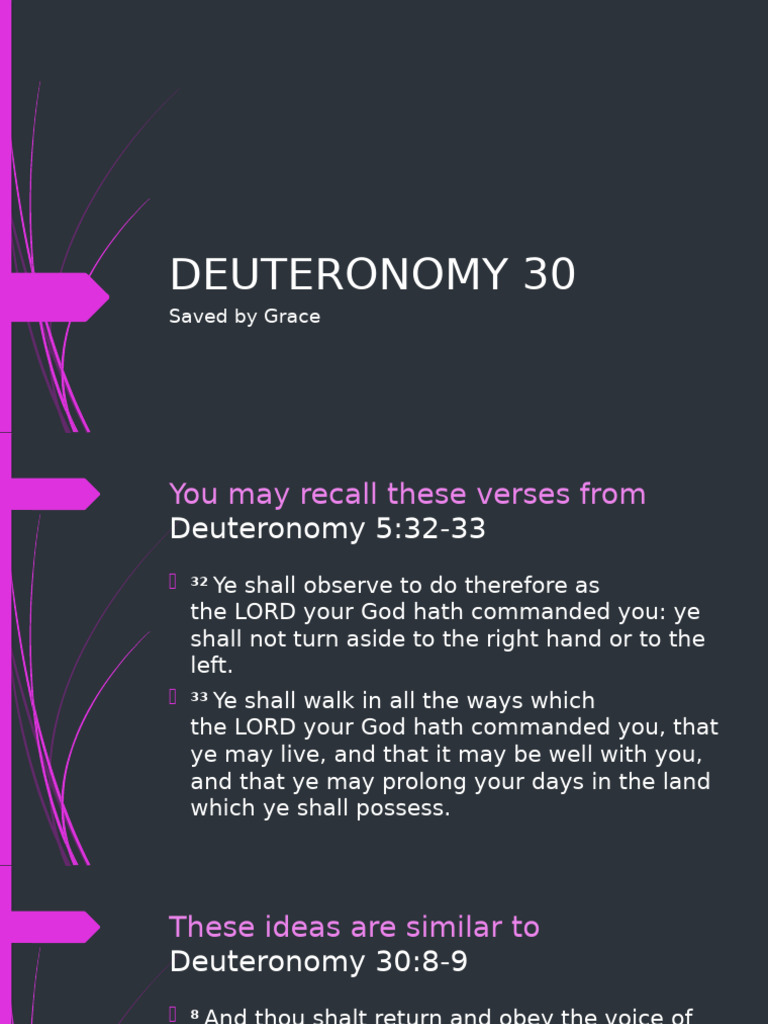 Deuteronomy 10: The Ten Commandments | PDF