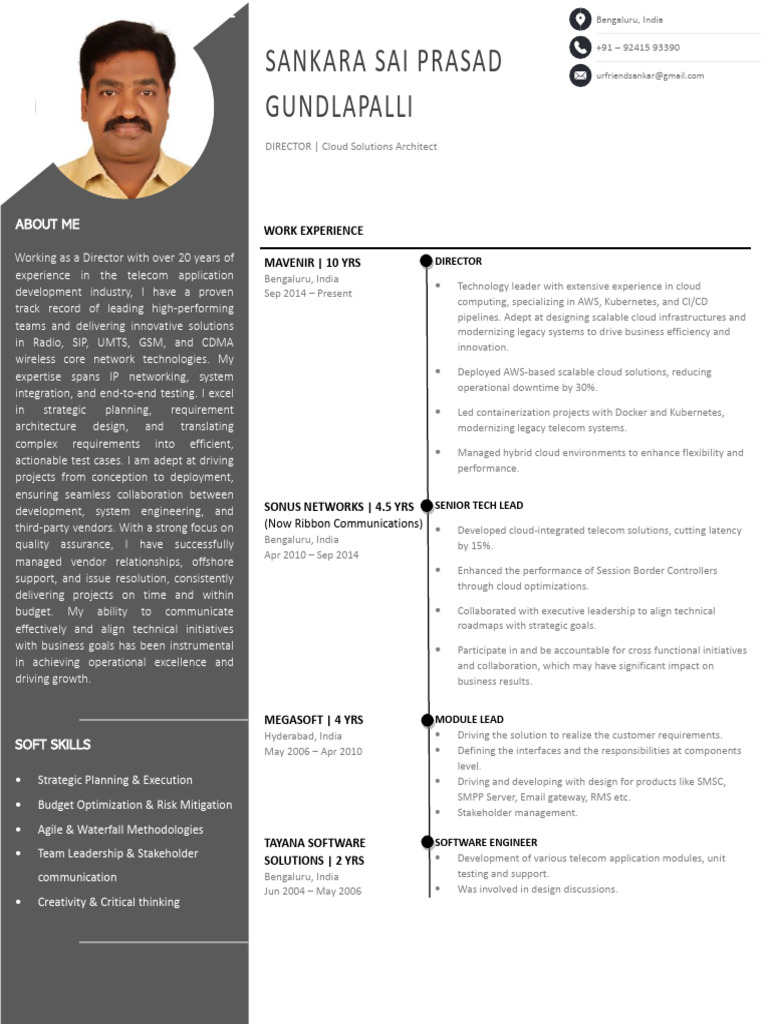 SANKARA GUNDLAPALLI - Cloud | PDF | Cloud Computing | Agile Software Development