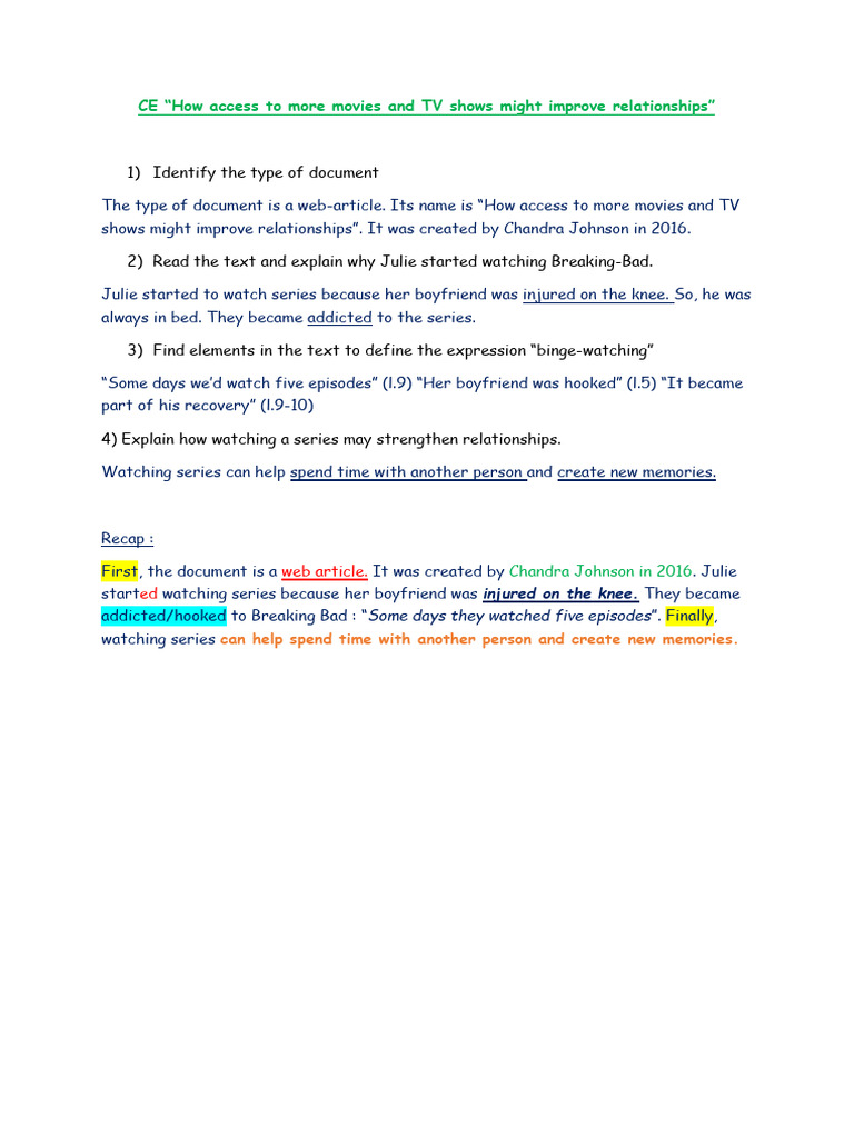 Breaking Bad Recap | PDF