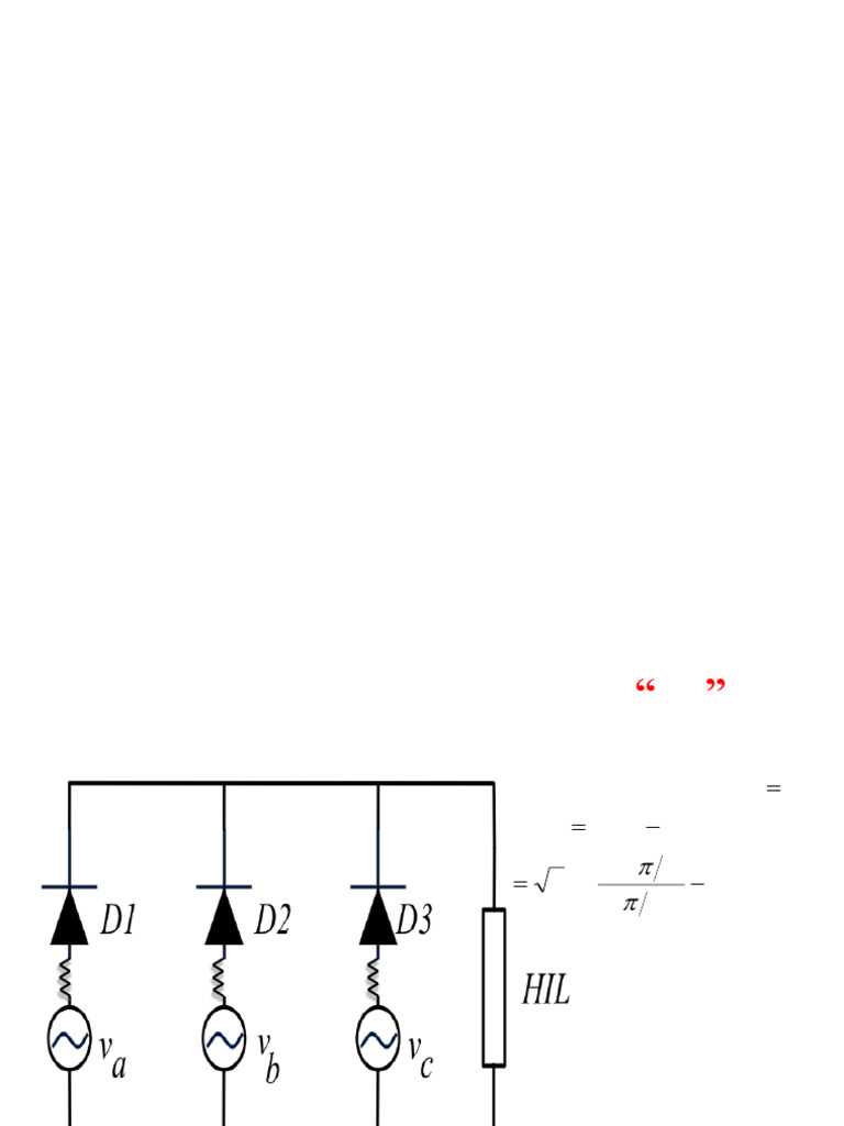 3-Phase Rectifier Source Impedance Effects | PDF | Rectifier | Inductance