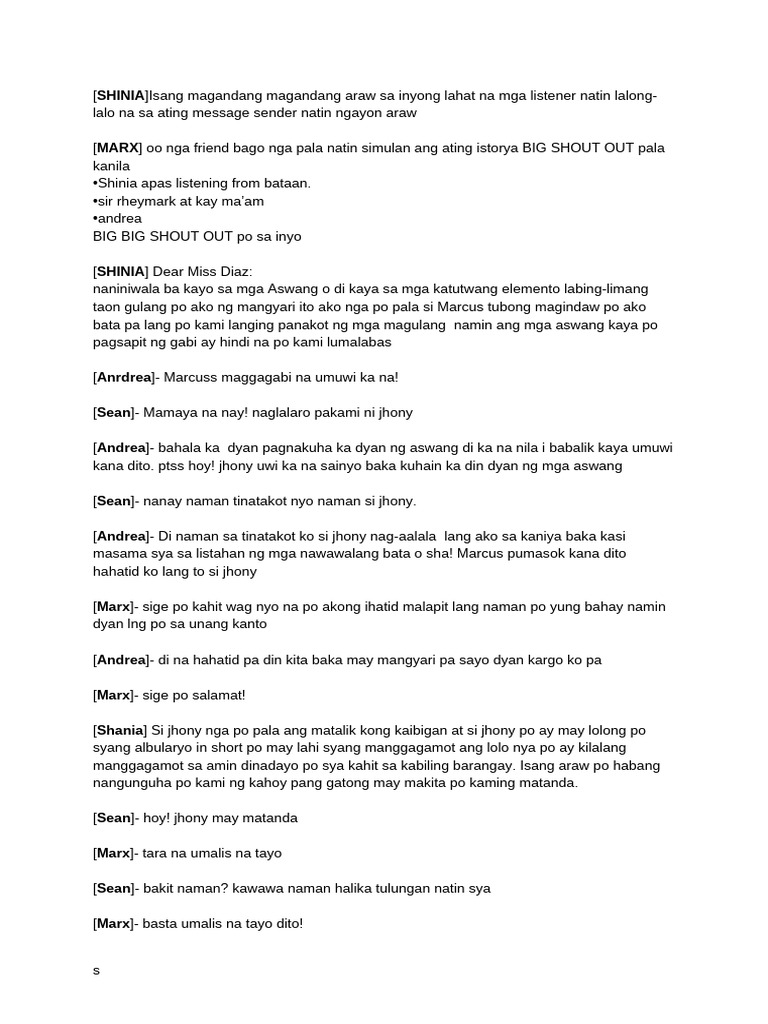 Filipino Iskrip | PDF