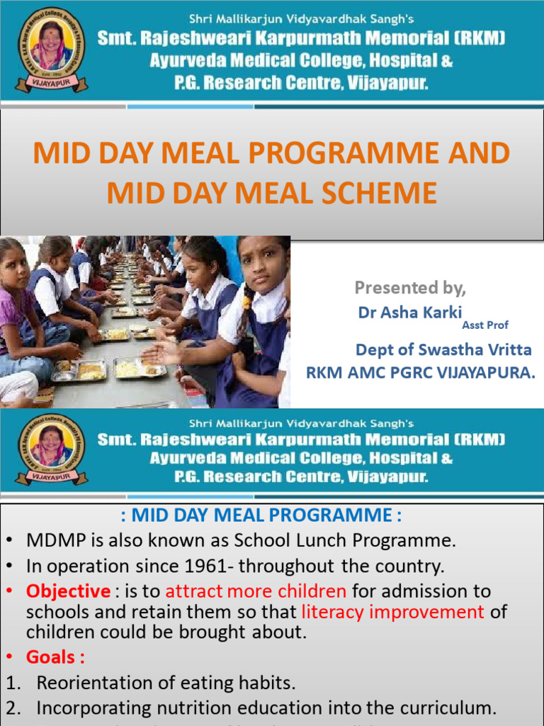 Mid Day Meal Programme and Mid Day Meal | PDF | Foods | Cooking