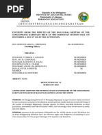 Barangay Captain and Kagawad Roles | PDF | Government | Governance