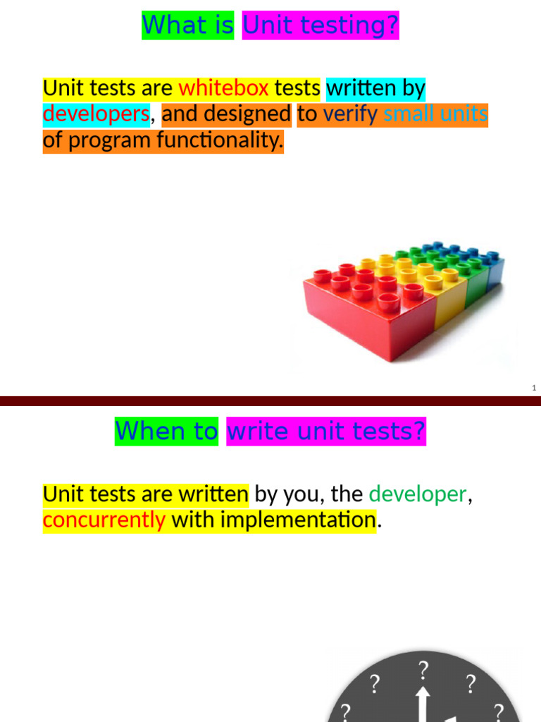 9. Unit Testing | PDF | Unit Testing | Systems Architecture 9. Unit Testing | PDF | Unit Testing | Systems Architecture