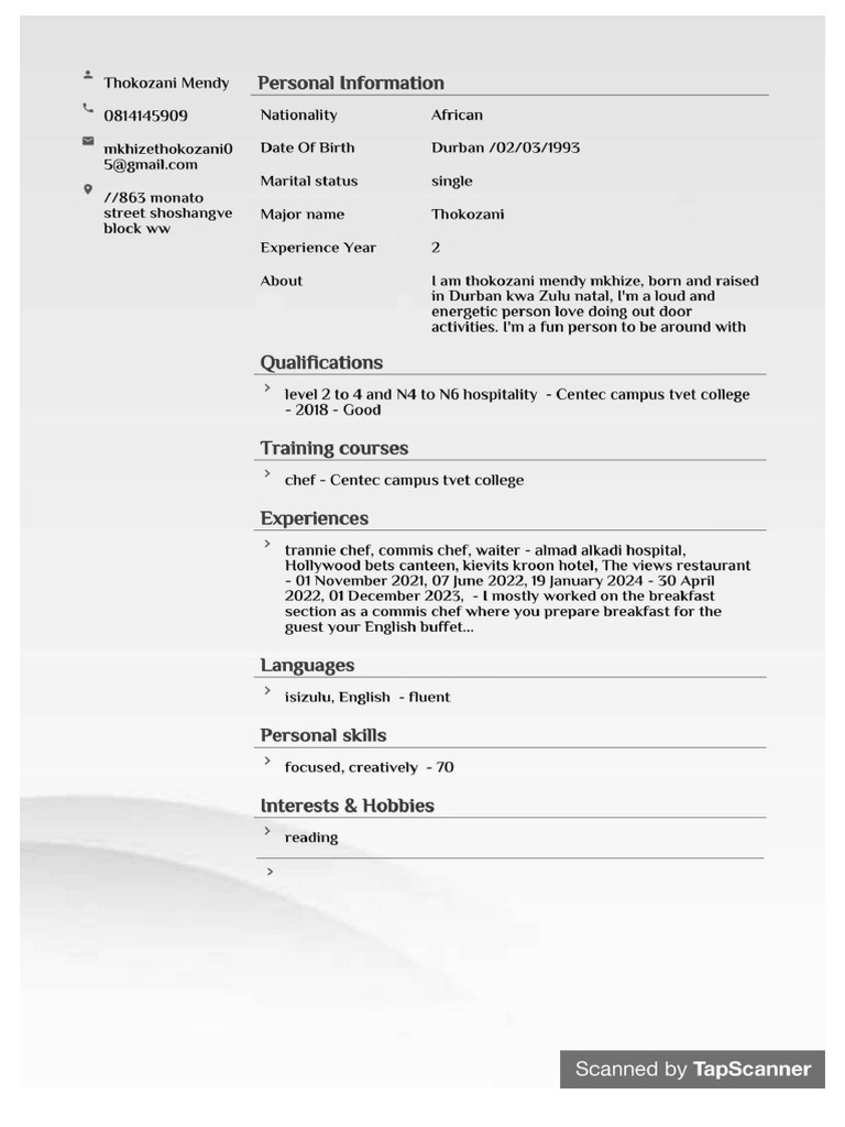 TapScanner Document Scan Overview | PDF