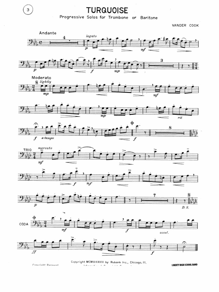 Turquoise - VanderCook | PDF