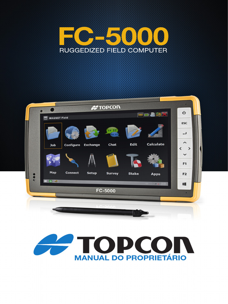 Manual do Proprietário FC-5000 Topcon | PDF | Wi-Fi | Bluetooth
