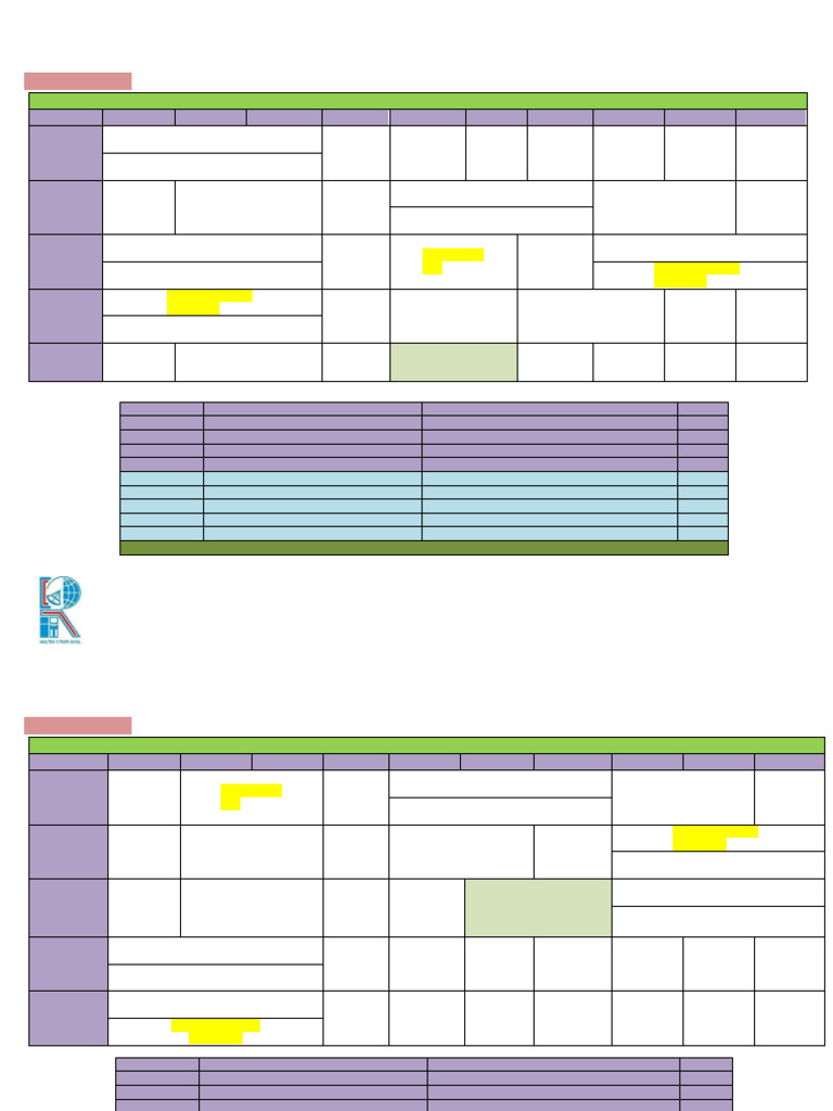 CSE Class Routine 24-25 | PDF