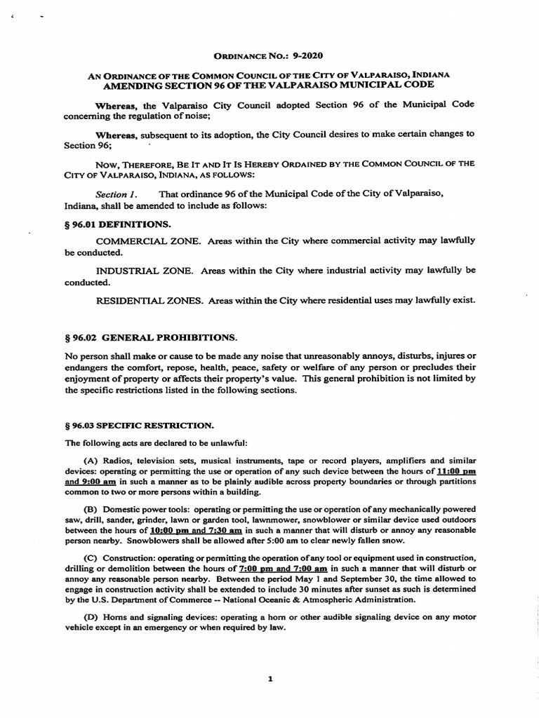 City Council Ordinance #9 2020 | PDF