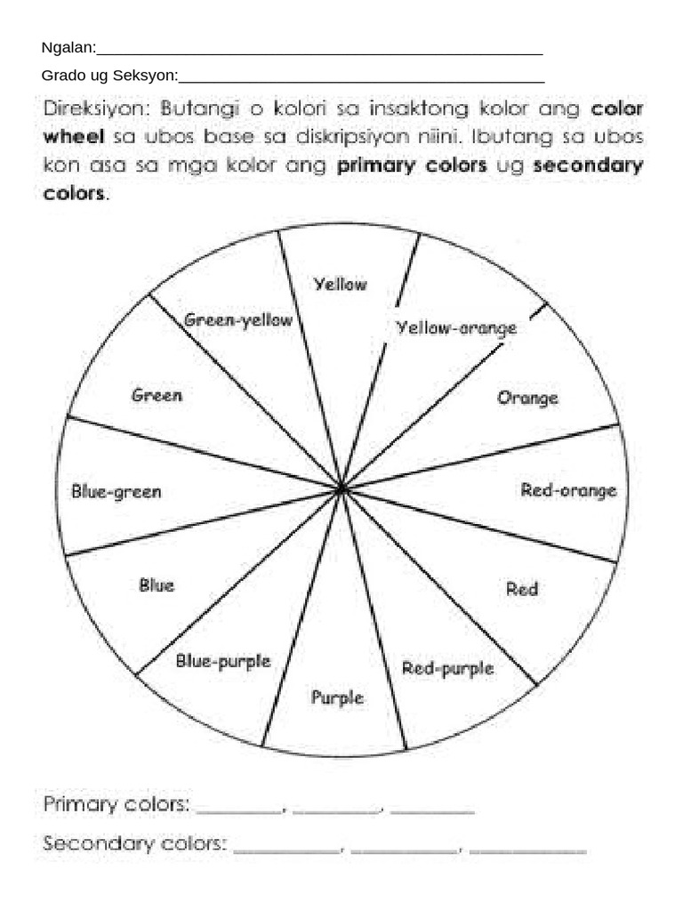 Color Wheel | PDF