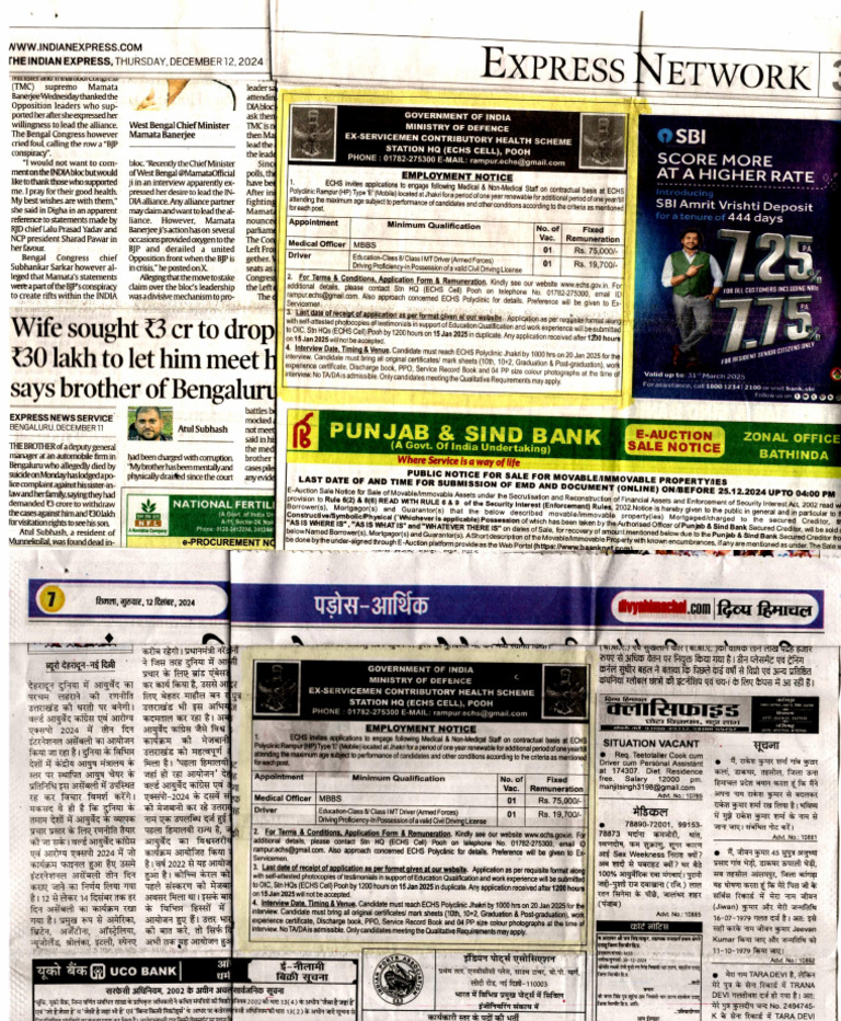 Rampur HP POOH SHQ Chandimandir | PDF