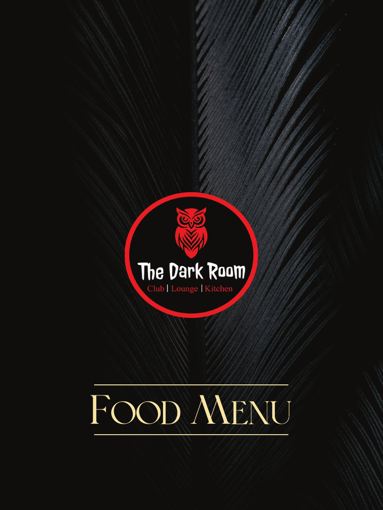 The Darkroom Food Menu With Price (Final) | PDF
