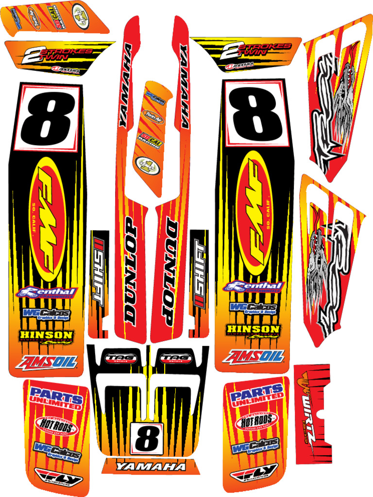 Kit Graficas Banshee FMF Naranja | PDF