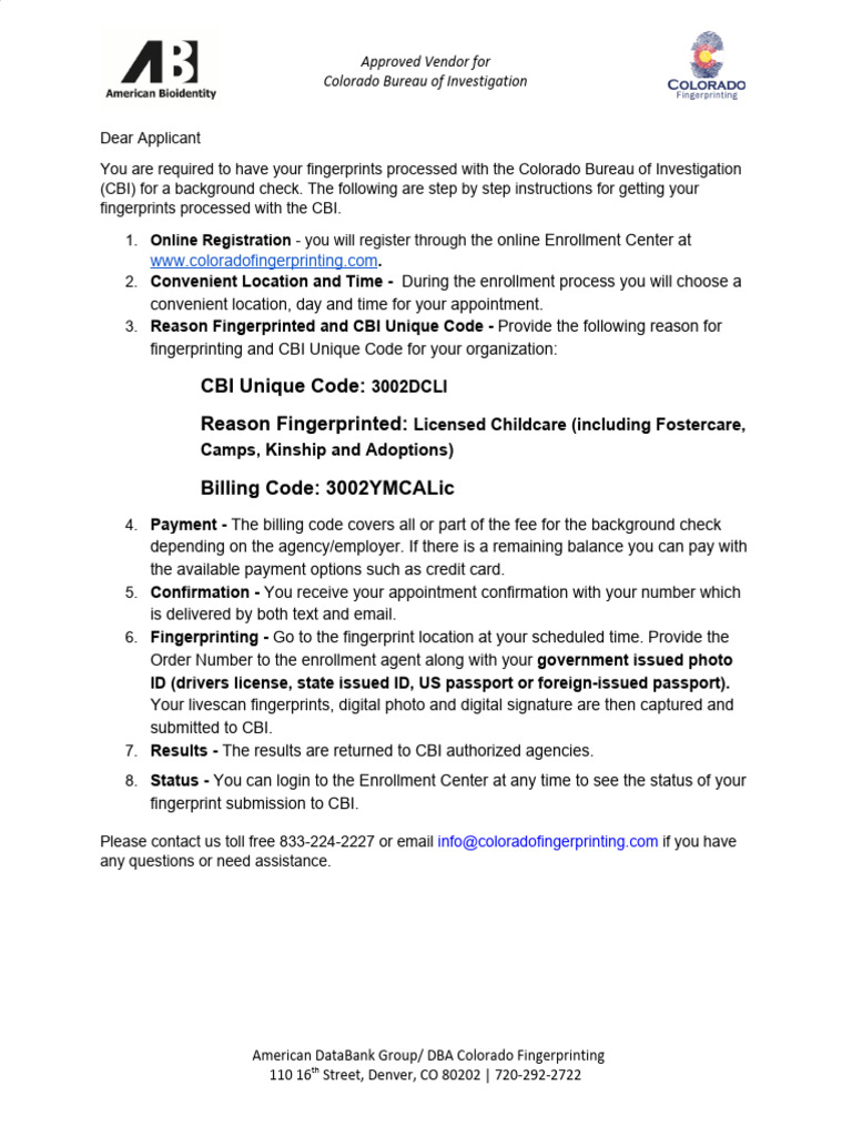 Fingerprint Information | PDF