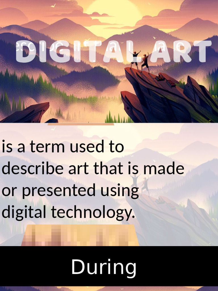 Understanding Digital Art Evolution | PDF | Computer Art | 3 D Computer ...