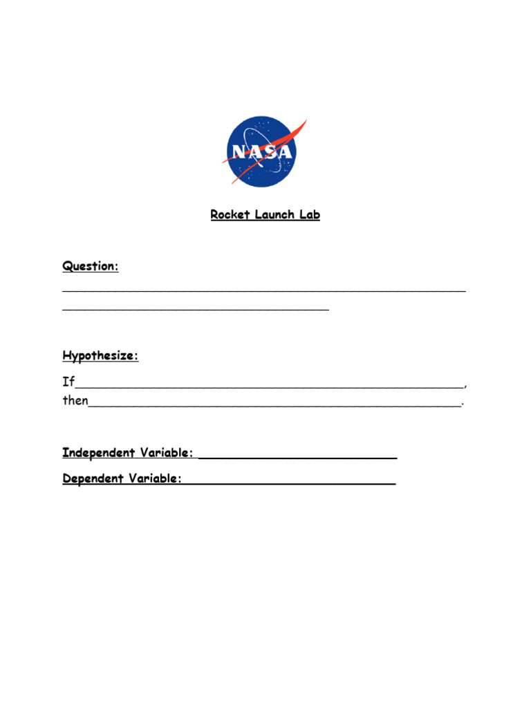 Rocket Launch Lab Experiment Analysis | PDF