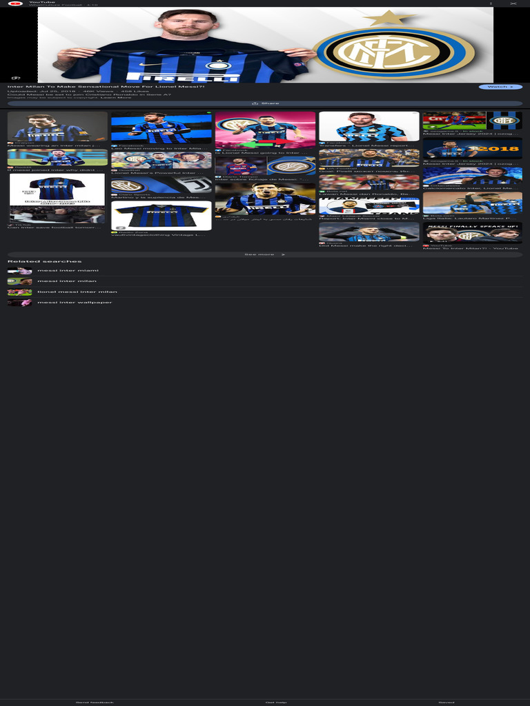 Messi Inter Milan Jersey - Google Search | PDF | Lionel Messi ...