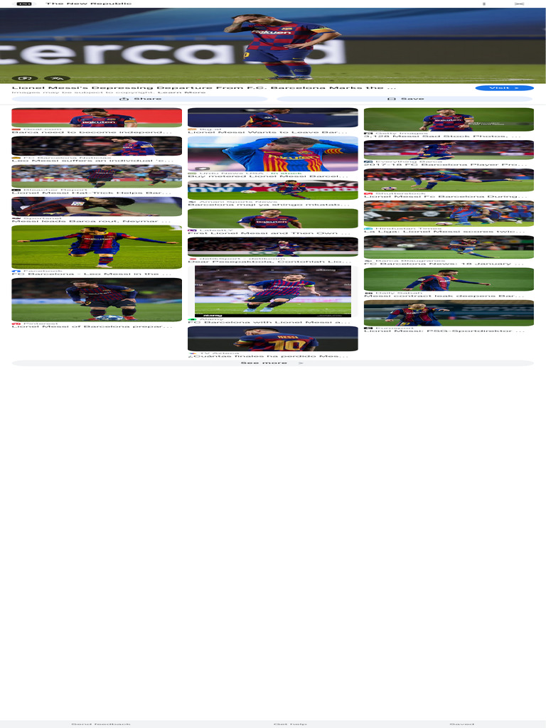 Messi Sad - Google Search | PDF | Lionel Messi | Uefa Champions League