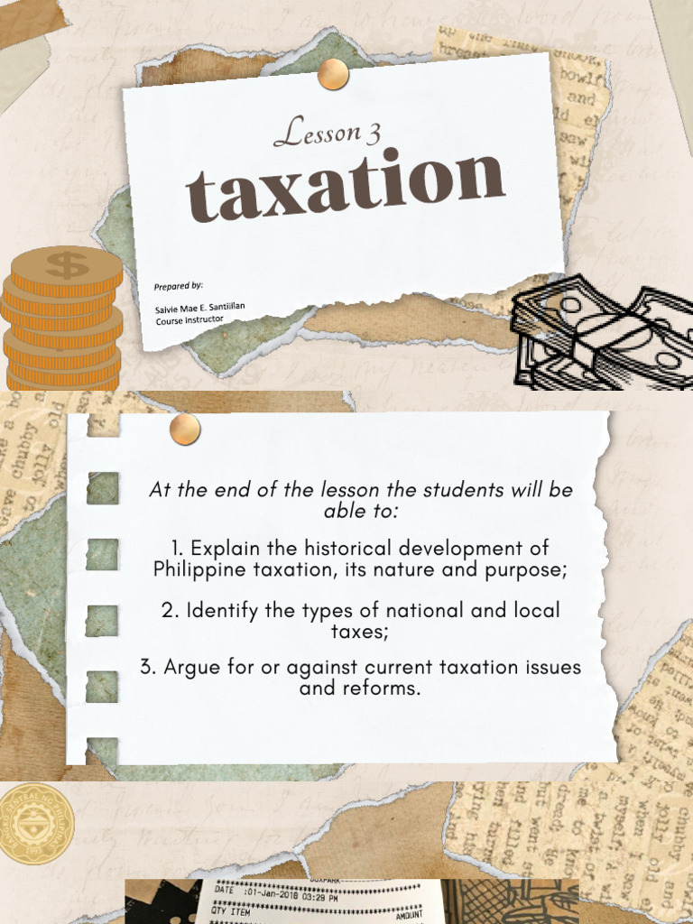 Chapter-4_Lesson-3_taxation (1) | PDF | Taxes | Taxpayer