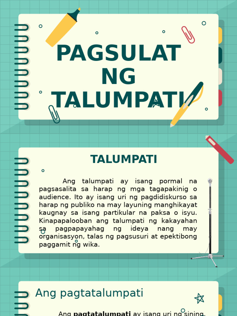 Finals Lesson 3 Talumpati | PDF