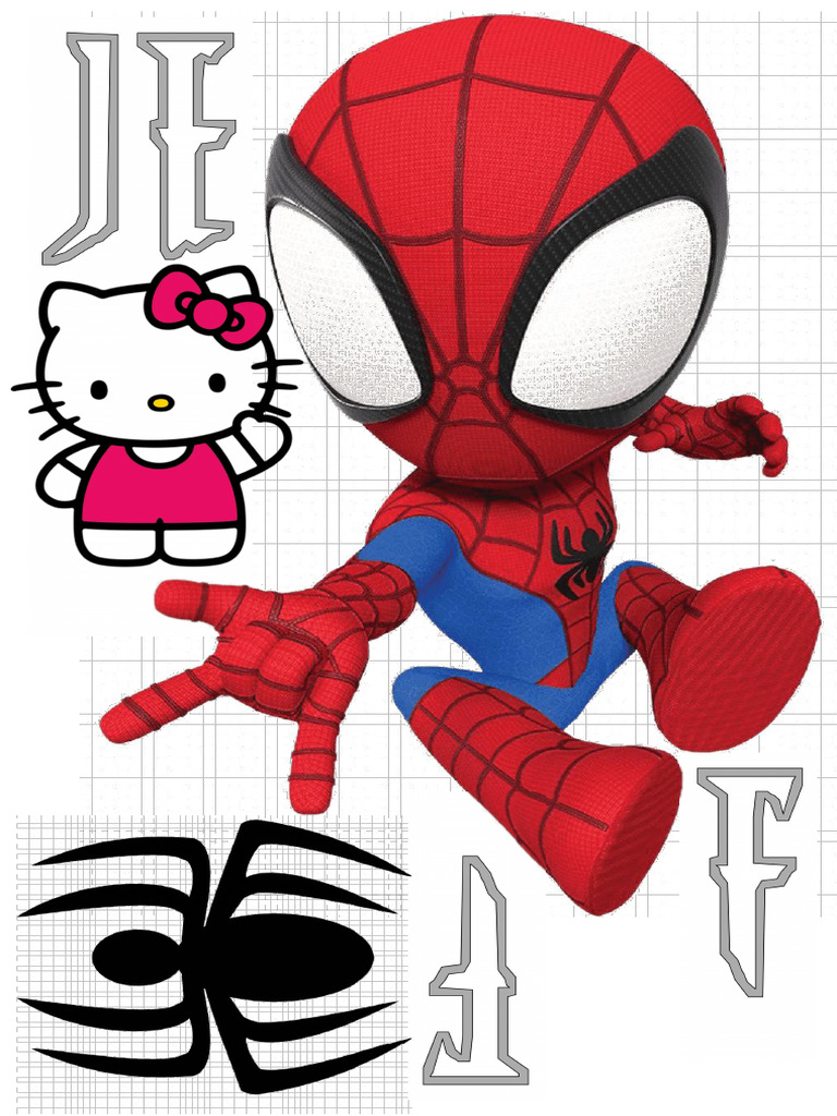 Impresion Spidey y Kitty | PDF