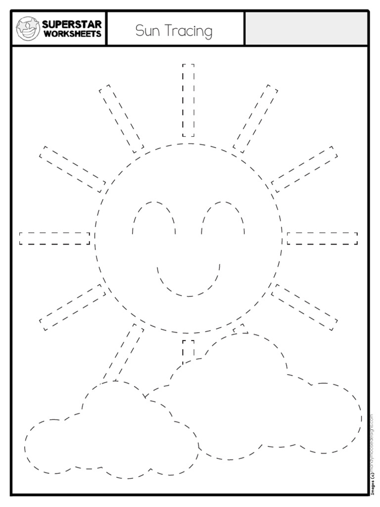 Sun Tracing Worksheet | PDF