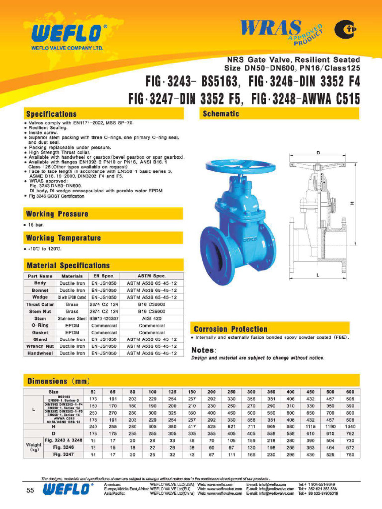 Brosur Valve Weflo | PDF
