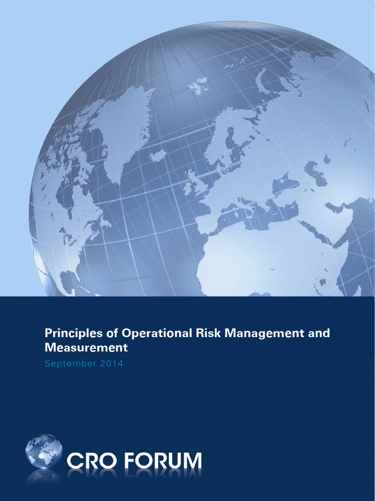 Principles of Operational Risk Management and Measurement Final 1 | PDF ...