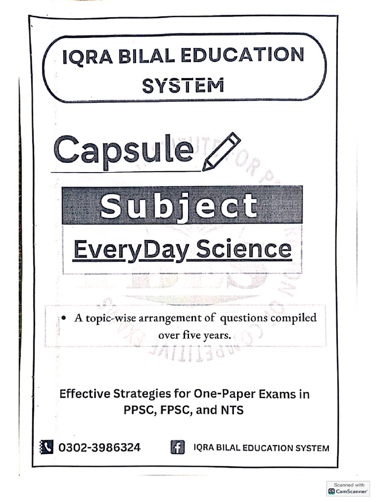 IBES Capsule Everyday Science (03015398780) | PDF