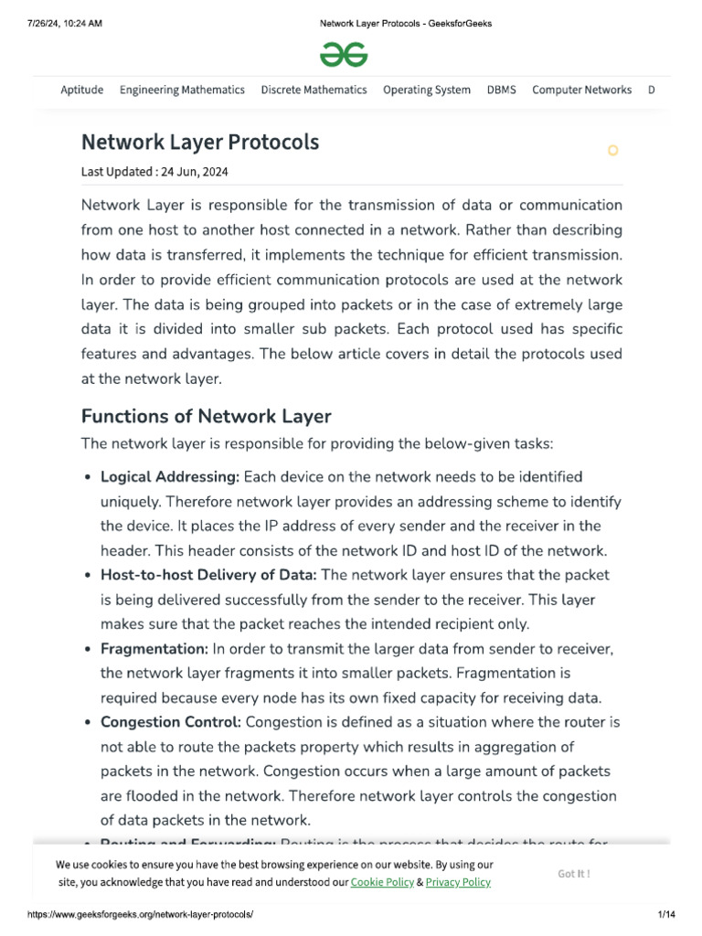 Work Layer Protocols | PDF