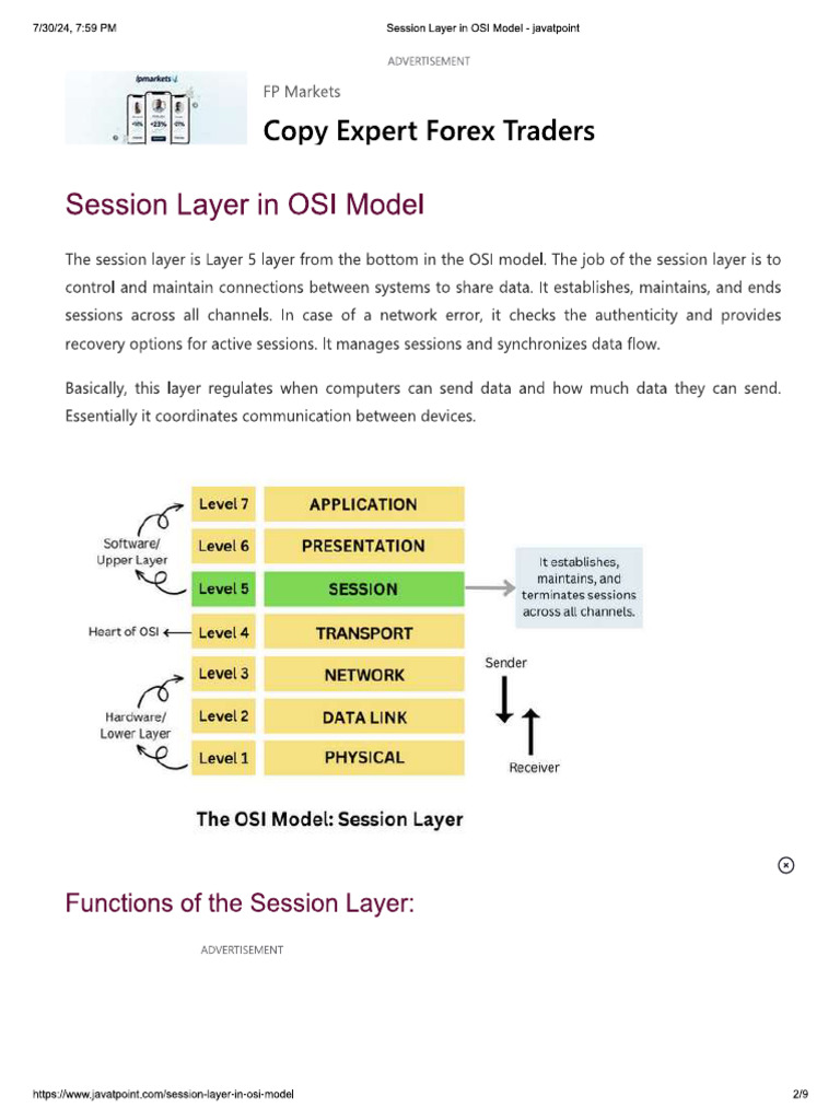 4.3 Session Layer | PDF