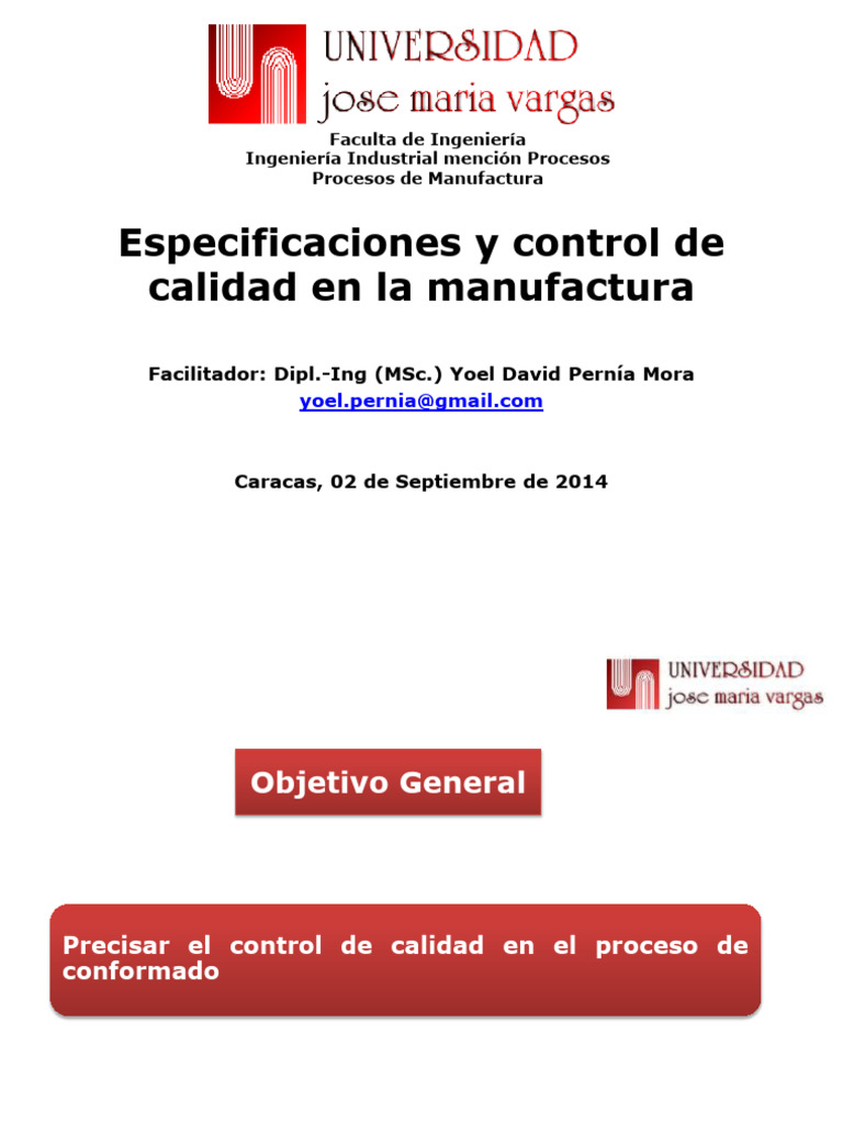 Control de Calidad en Manufactura | PDF | Calidad (comercial) | Lean ...