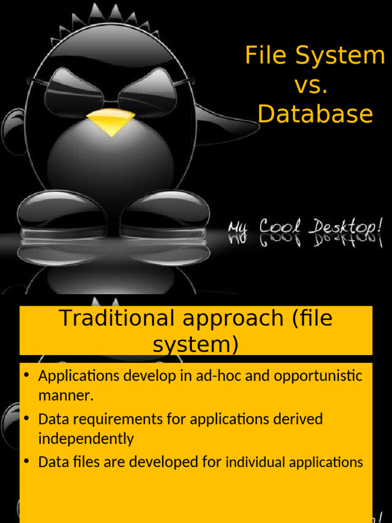 Lesson1-File System Vs Dbms (Prelim) | PDF