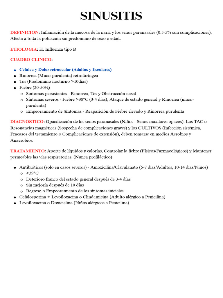 SINUSITIS | PDF