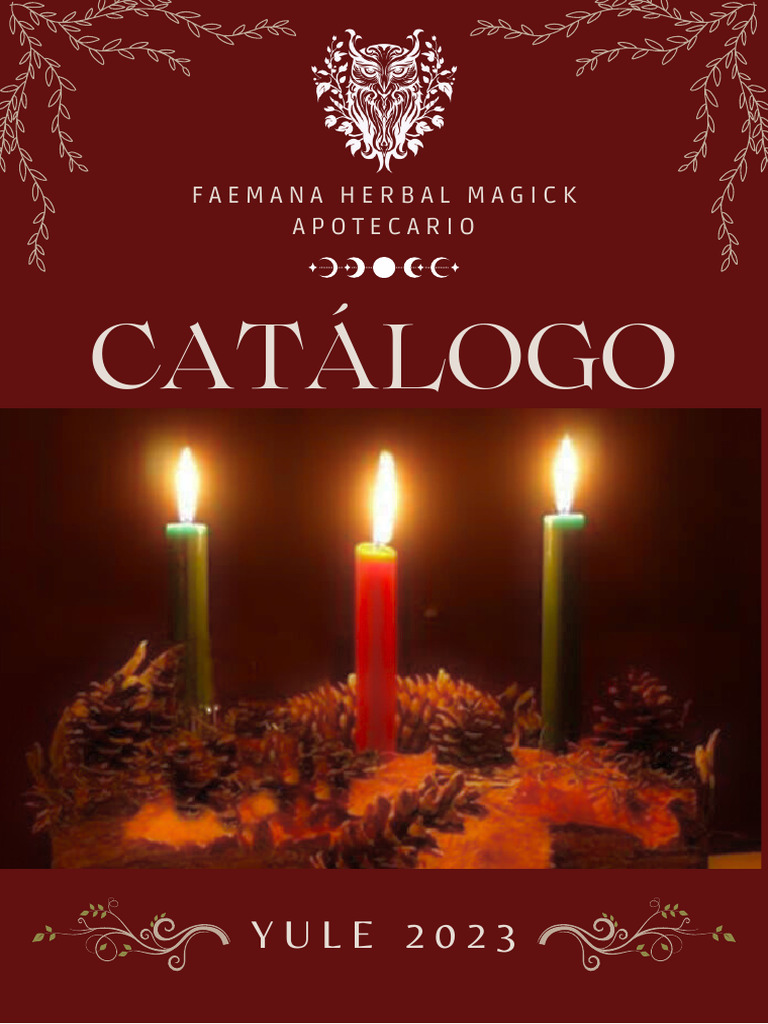 Faemana Herbal Magick Catálogo YULE | PDF | Perfume | Lavandula