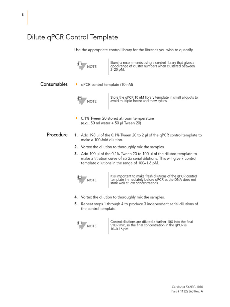 QPCR - Quant - Protocol - Guide - 11322363 - A 8 | PDF