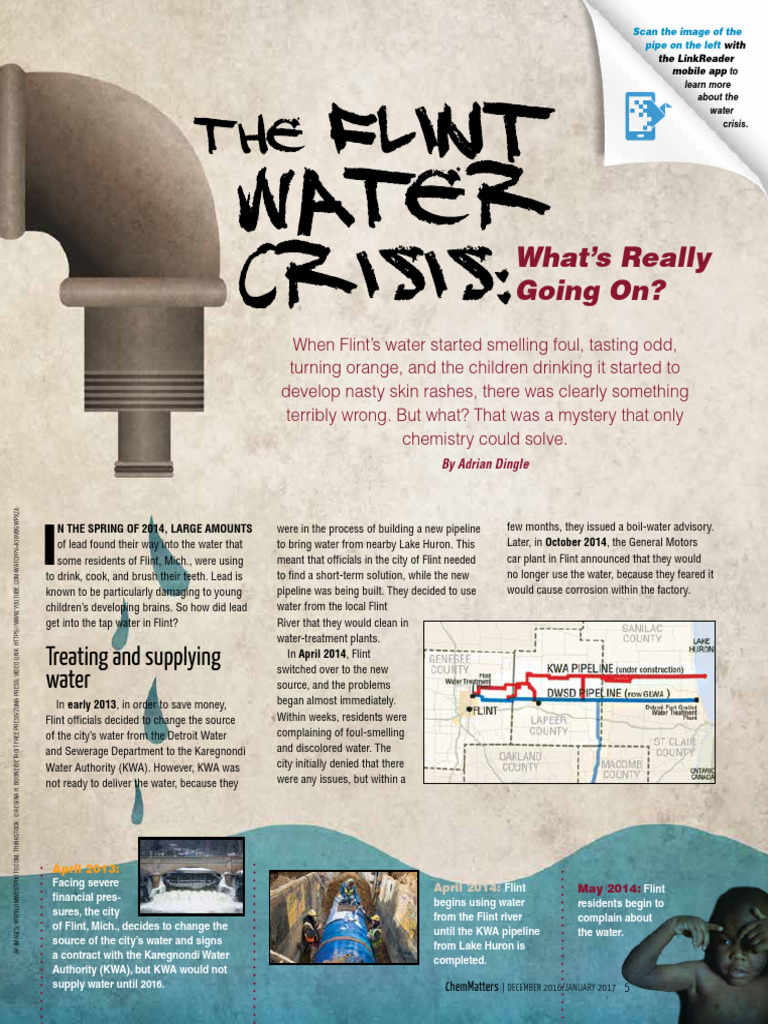 Flint Water Crisis: Causes and Impact | PDF | Chlorine | Carbonate