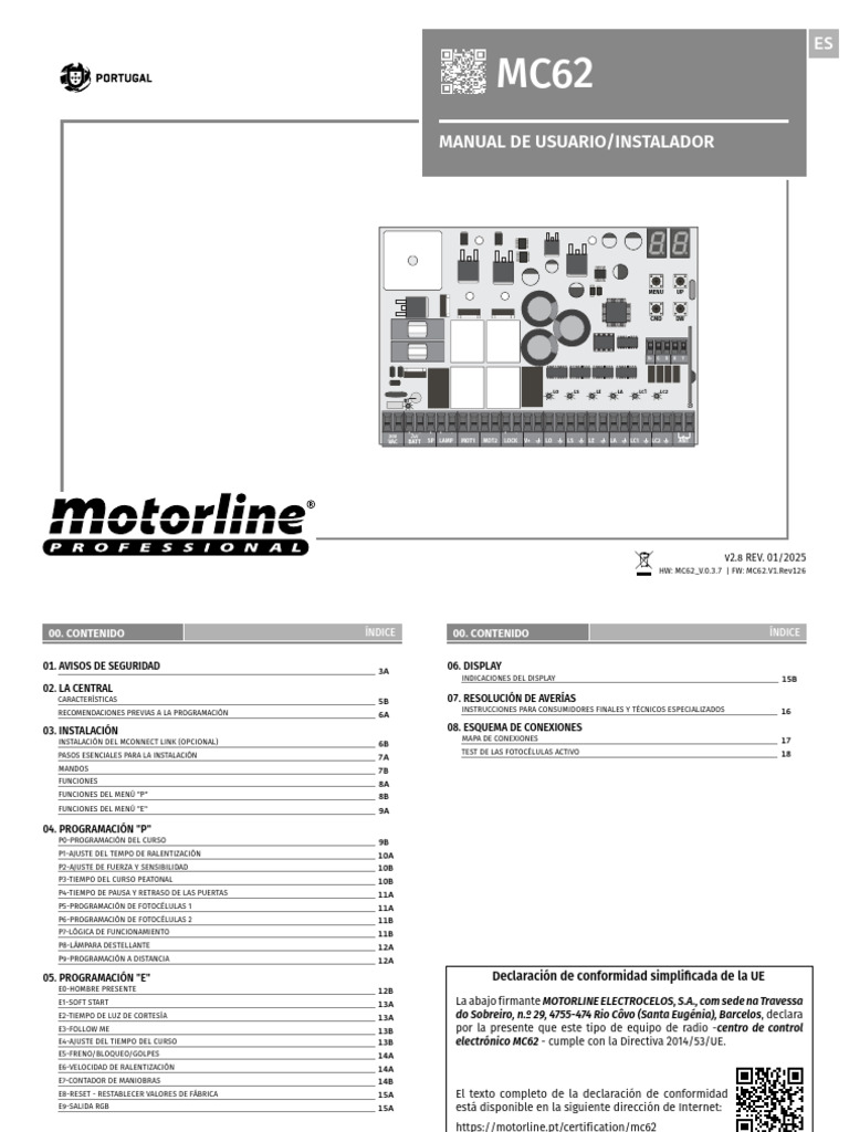 Manual Instalador MC62 | PDF | Residuos | Ingenieria Eléctrica