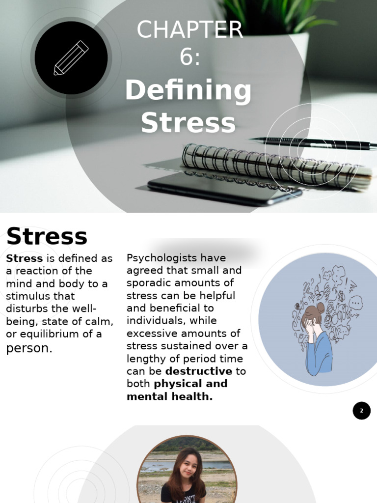 Chapter 6 Defining Stress Personal Development | PDF | Stress (Biology ...