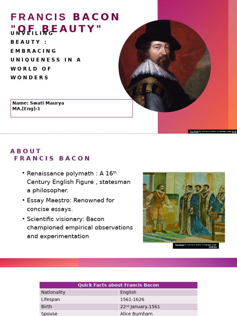 Presentation - Francis Bacon | PDF