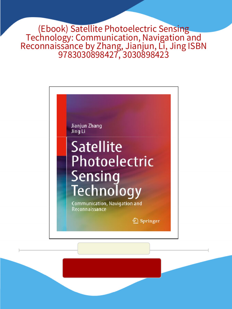 (Ebook) Satellite Photoelectric Sensing Technology: Communication ...