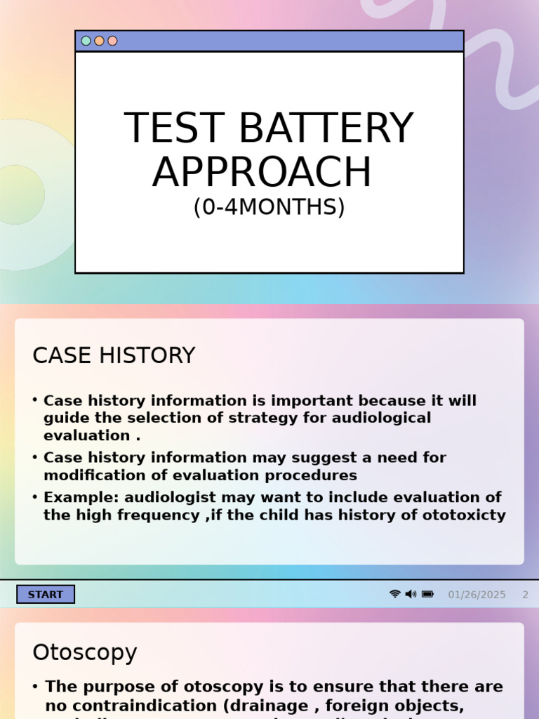 TEST BATTERY APPROACH | PDF