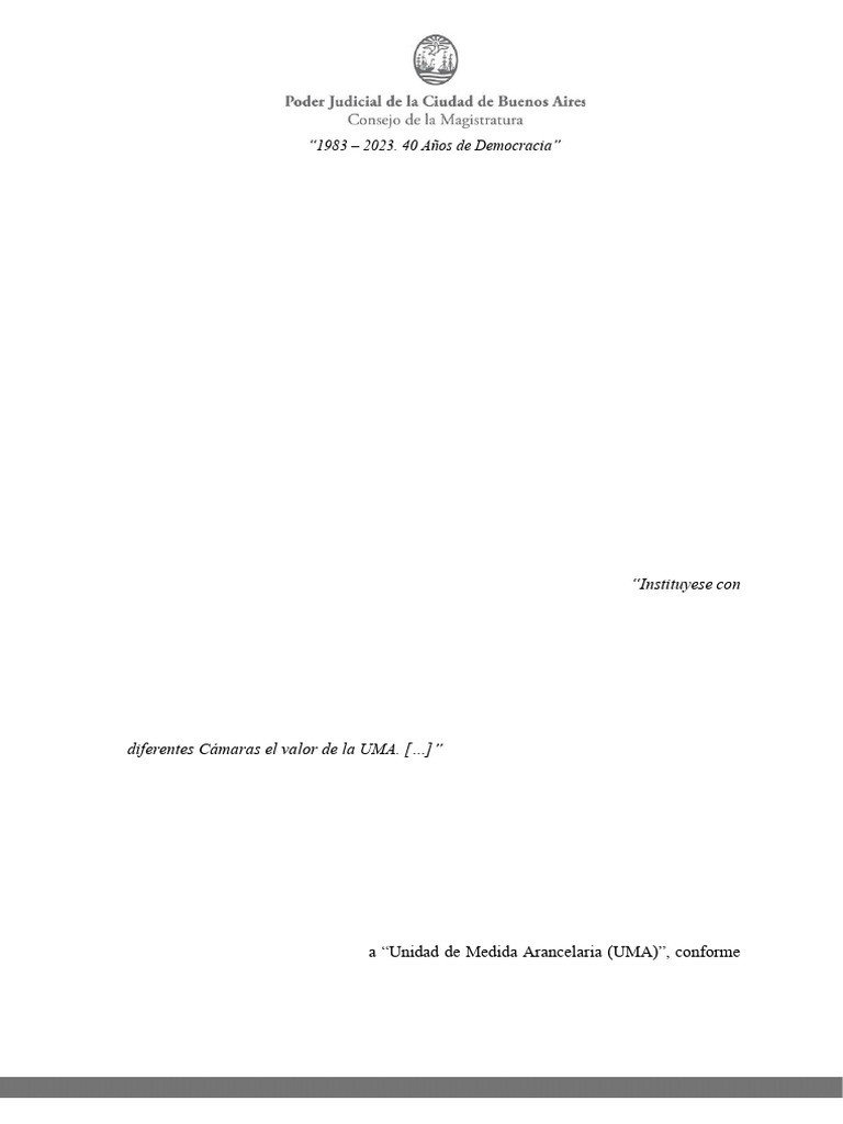 RES. PRESIDENCIA #743/2023: "1983 - 2023. 40 Años de Democracia" | PDF | Gobierno | Justicia