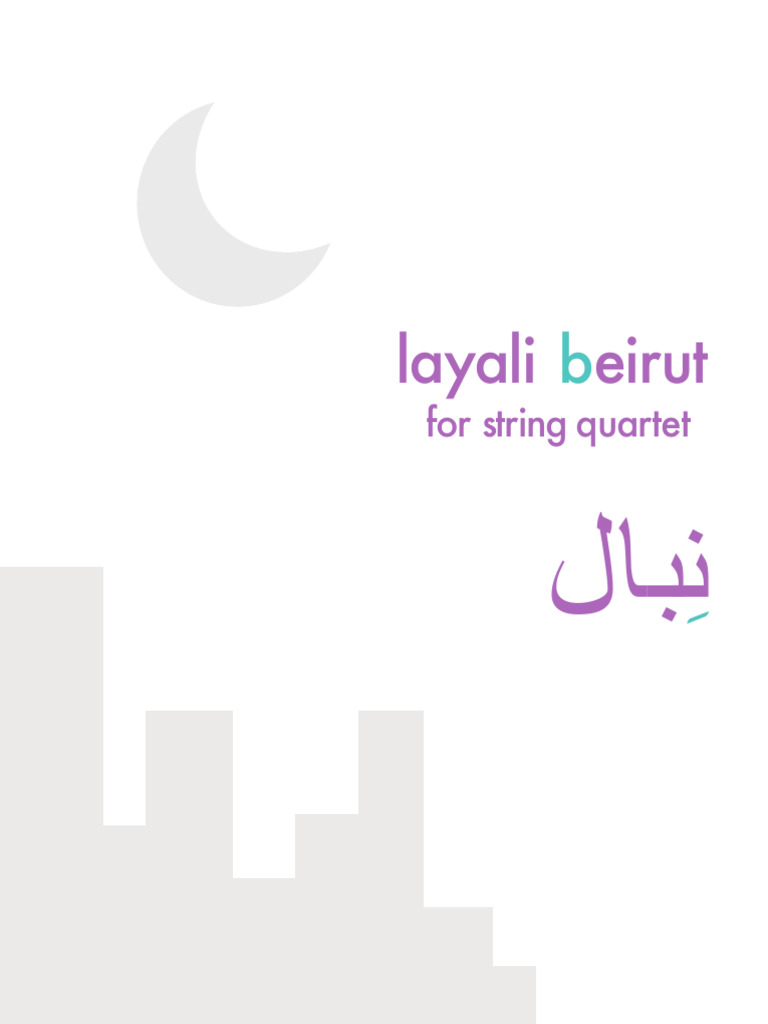 Maysaud - Layali Beirut - Full Score | PDF | Musicology | Musical Scales