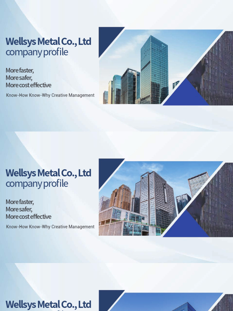 Wellsys Metal Co. Profile & Coupler Guide | PDF