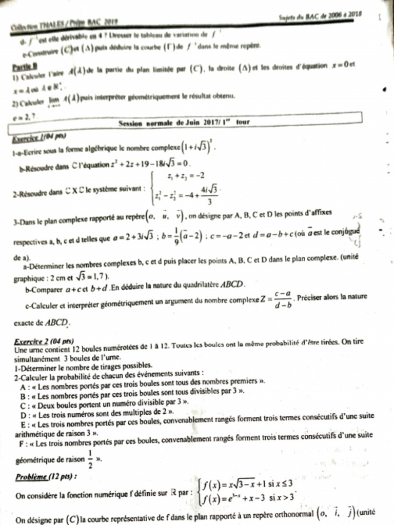 Thalès Maths Tle D Suite | PDF