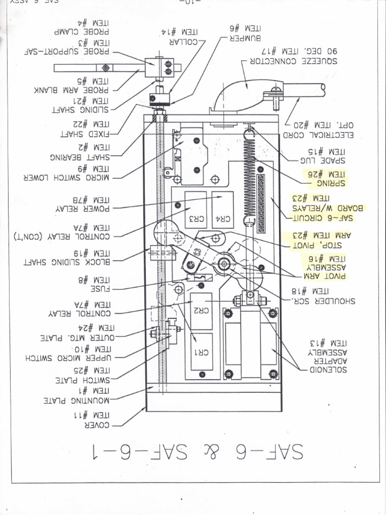 SAF-6 Parts List and Descriptions | PDF | Electrical Equipment ...